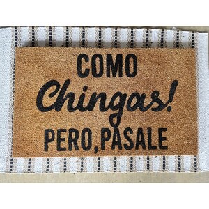 Como Chingas Door Mat - Etsy