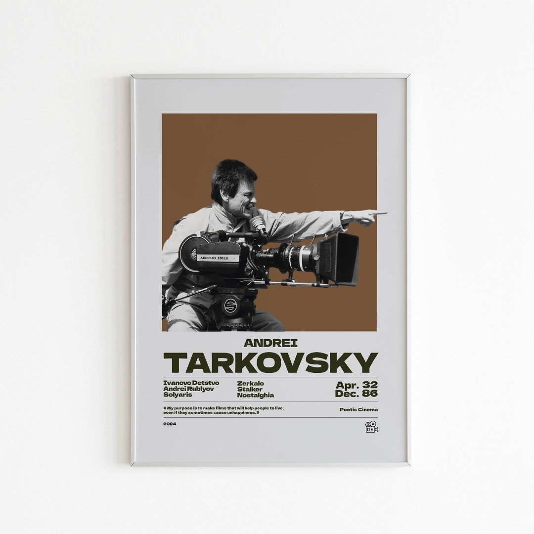 Andrei Tarkovsky Poster | Director Poster | Movie Poster | Wall Art ...