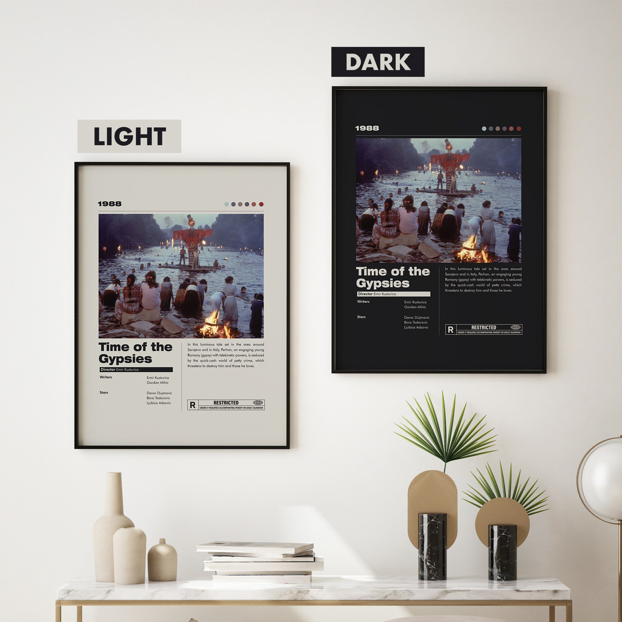 Time of the Gypsies Movie Poster Minimalist Movie Poster Emir Kusturica ...