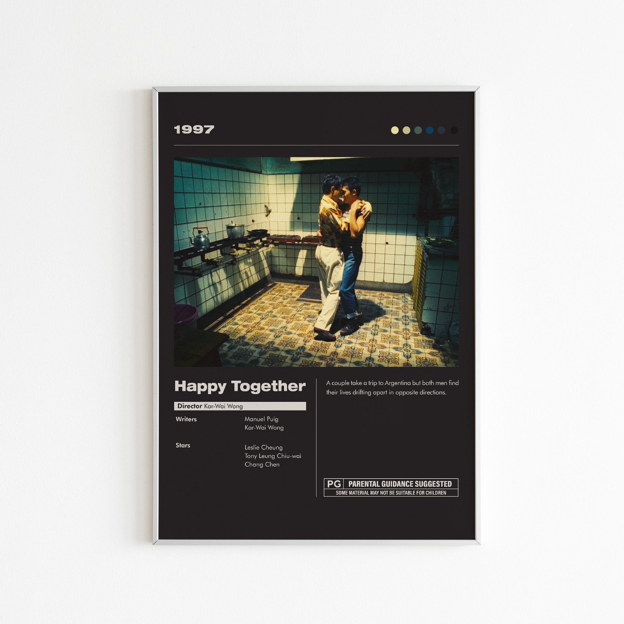 Happy Together Movie Poster Kar-wai Wong Minimalist Movie - Etsy