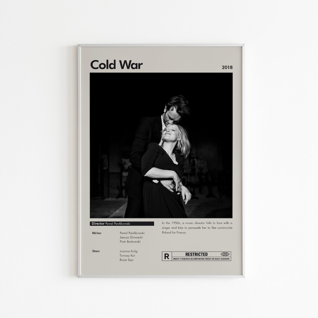 Cold War Movie Poster | Minimalist Movie Poster | Pawel Pawlikowski ...