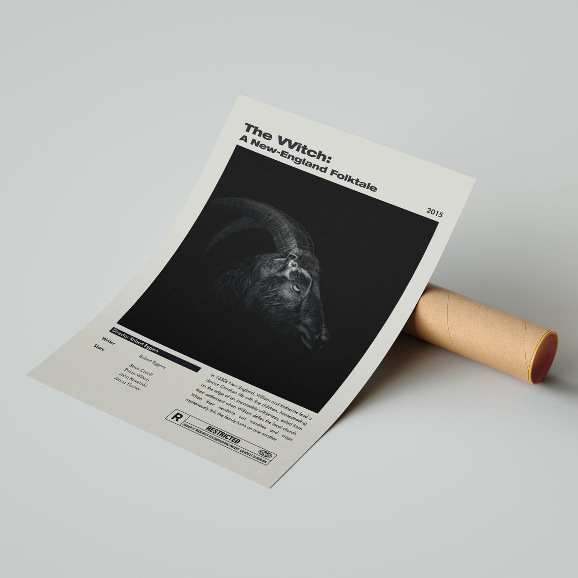 The Vvitch Poster Minimalist Movie Poster Anya Taylor-joy | Etsy