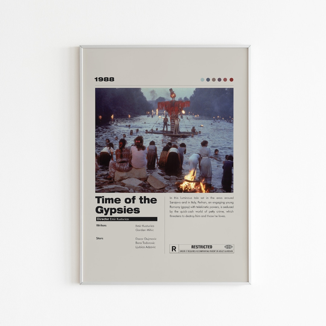 Time of the Gypsies Movie Poster: Minimalist Cult Film Print - Etsy