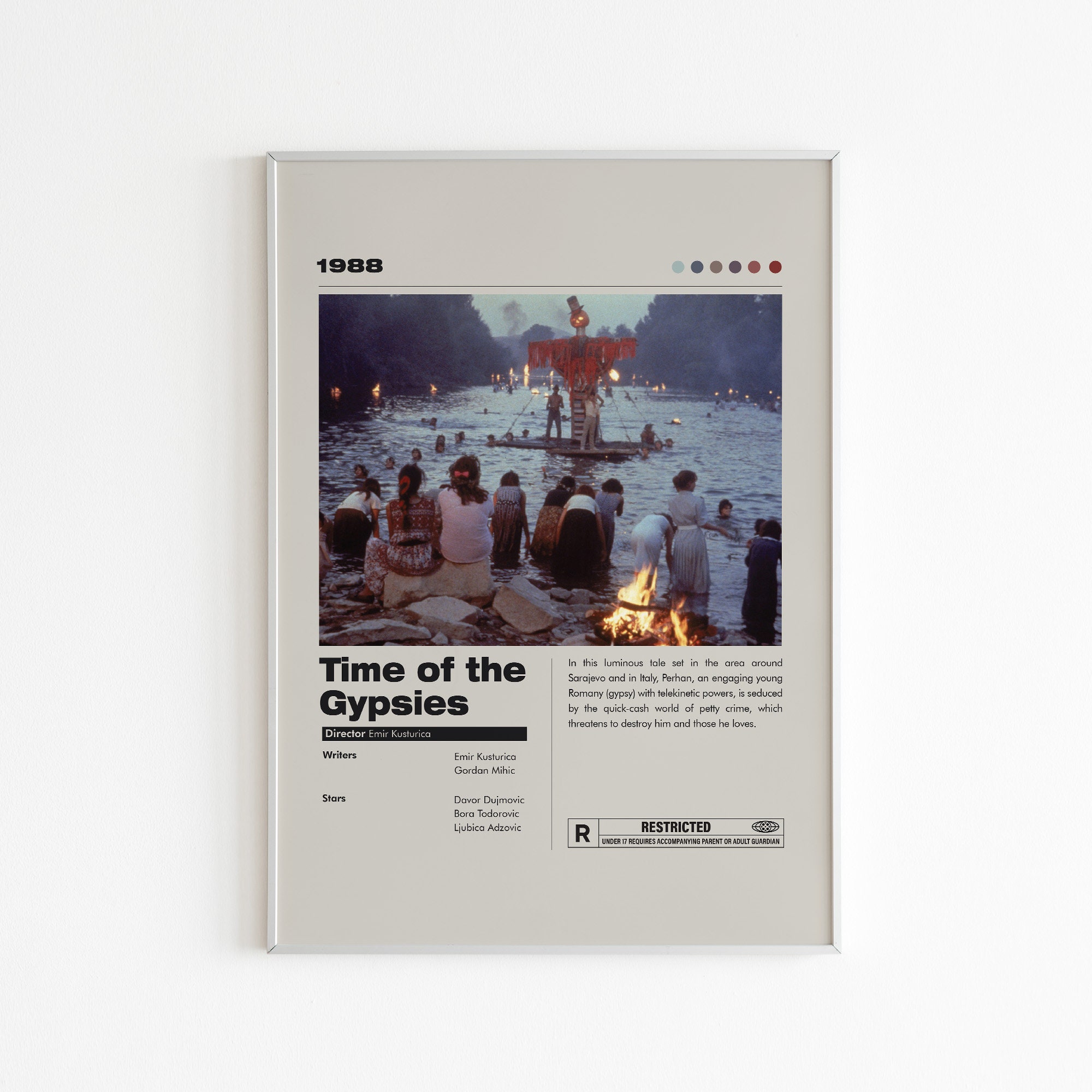 Time of the Gypsies Movie Poster Minimalist Movie Poster Emir Kusturica ...