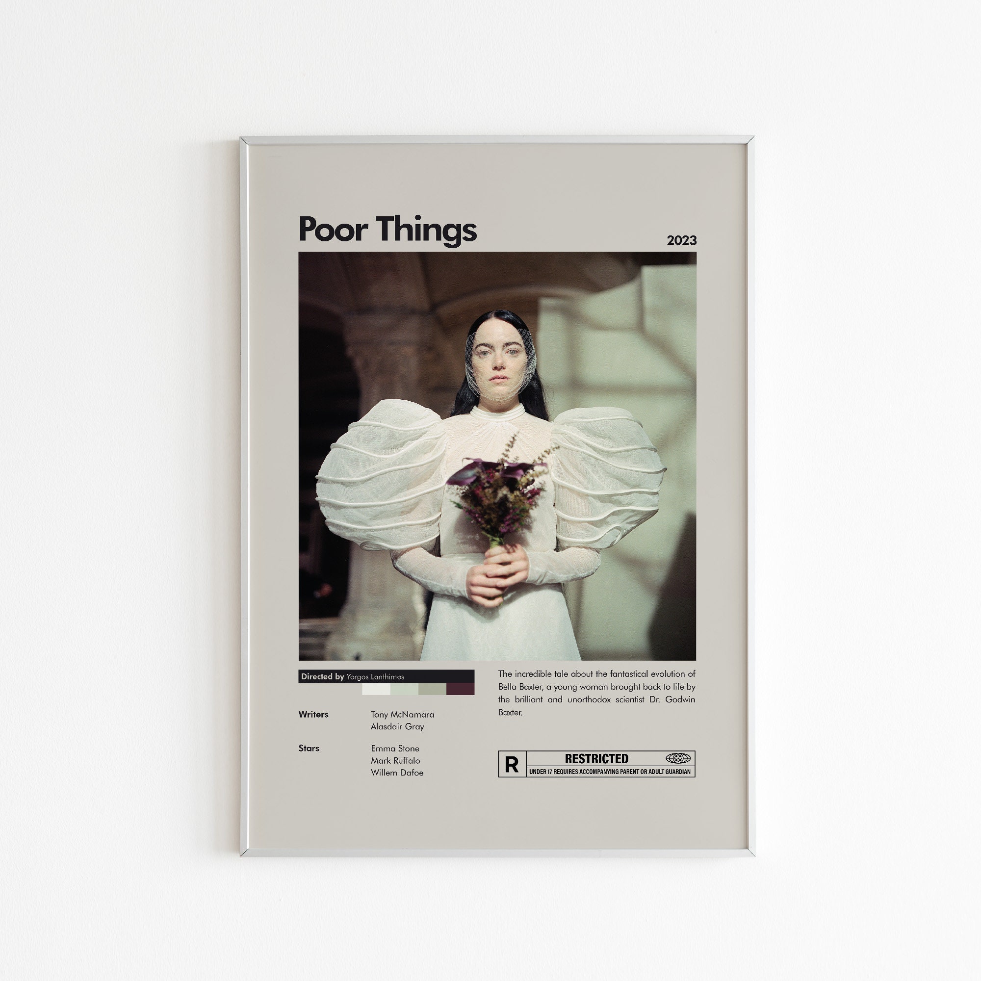 Poor Things Film Poster | Minimalistisches Filmplakat | Yorgos ...