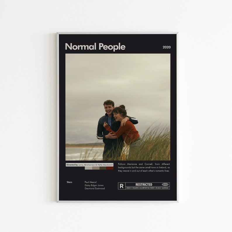 Normal People TV Series Poster Minimalist Movie Poster - Etsy