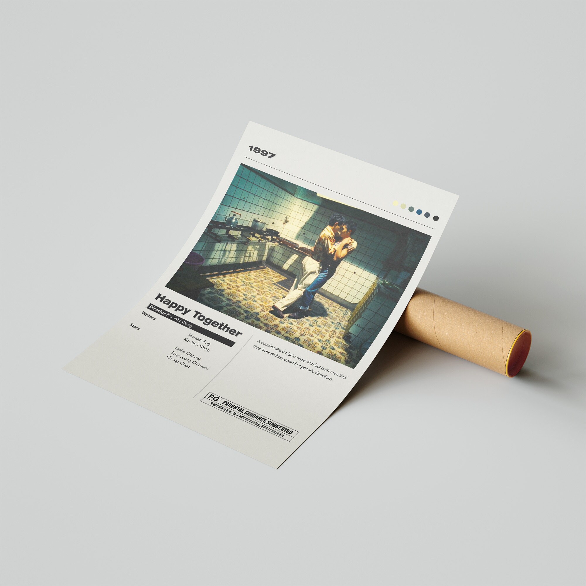 Happy Together Movie Poster | Kar-wai Wong | Minimalist Movie Poster ...