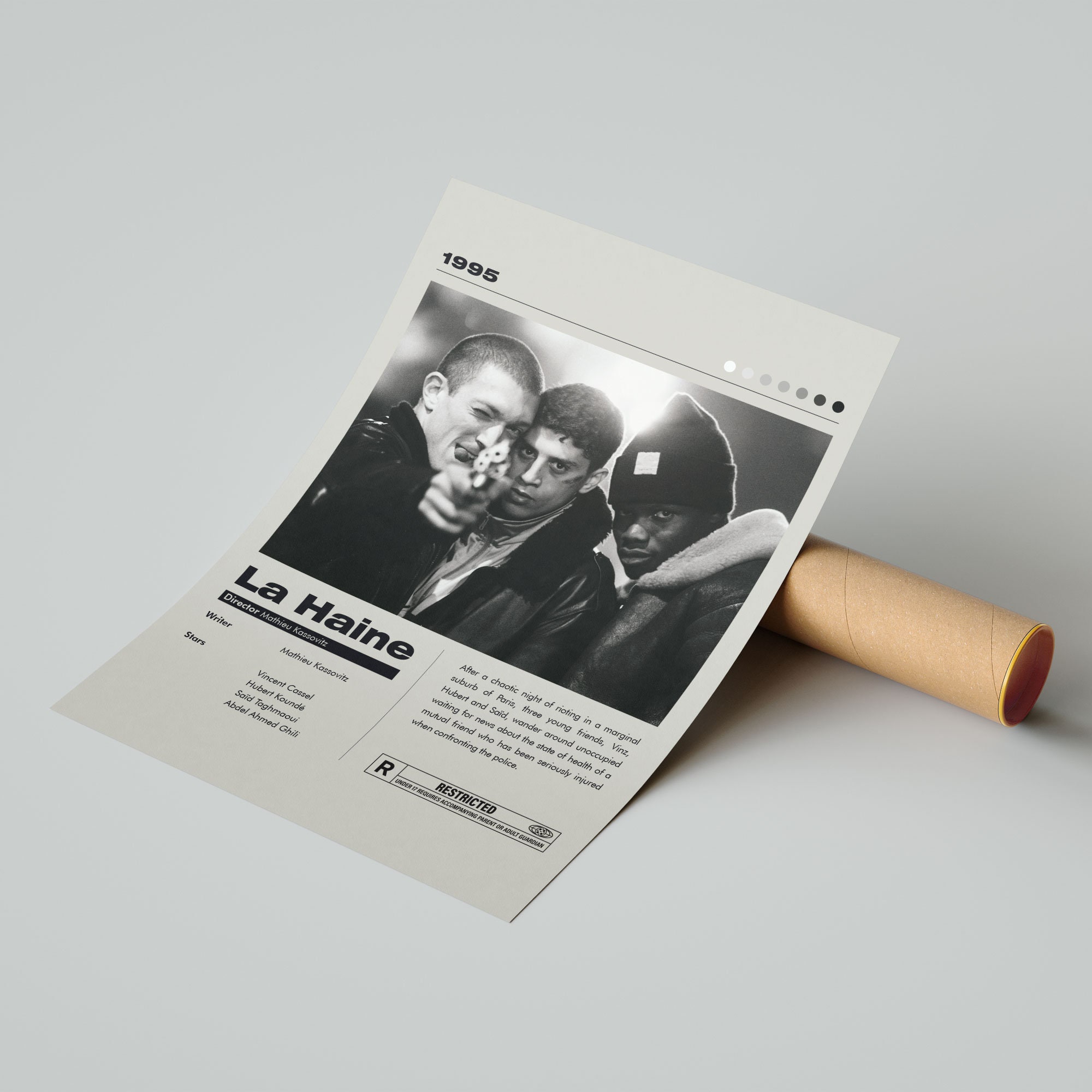 Cartel de la película La Haine / Cartel de la película - Etsy España