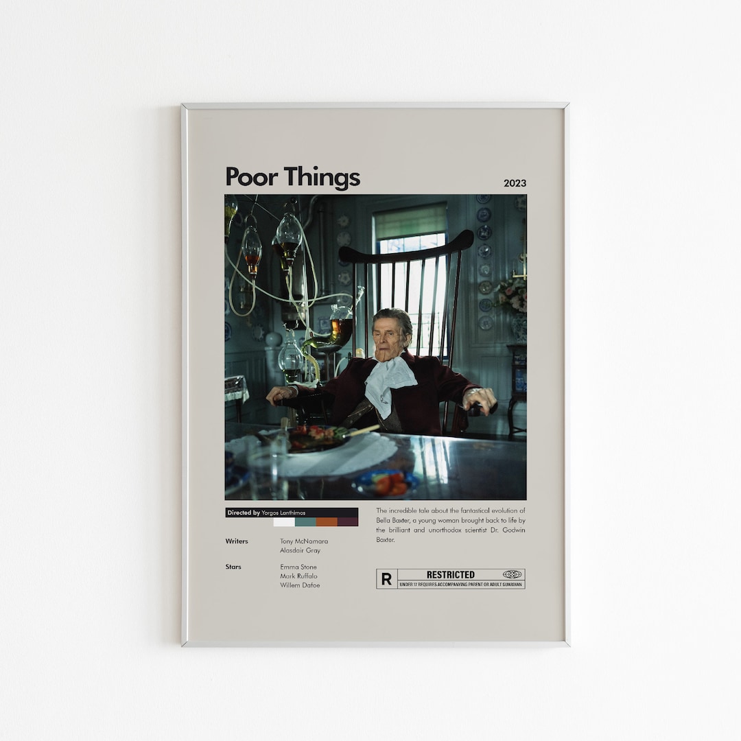 Poor Things Movie Poster | Minimalist Movie Poster | Yorgos Lanthimos ...