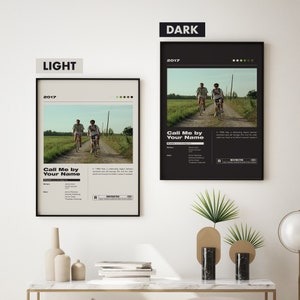 Call Me by Your Name Movie Poster | Minimalist Movie Poster | Custom ...