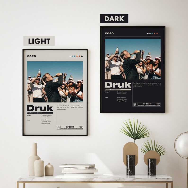 Another Round ''druk'' Movie Poster - Etsy