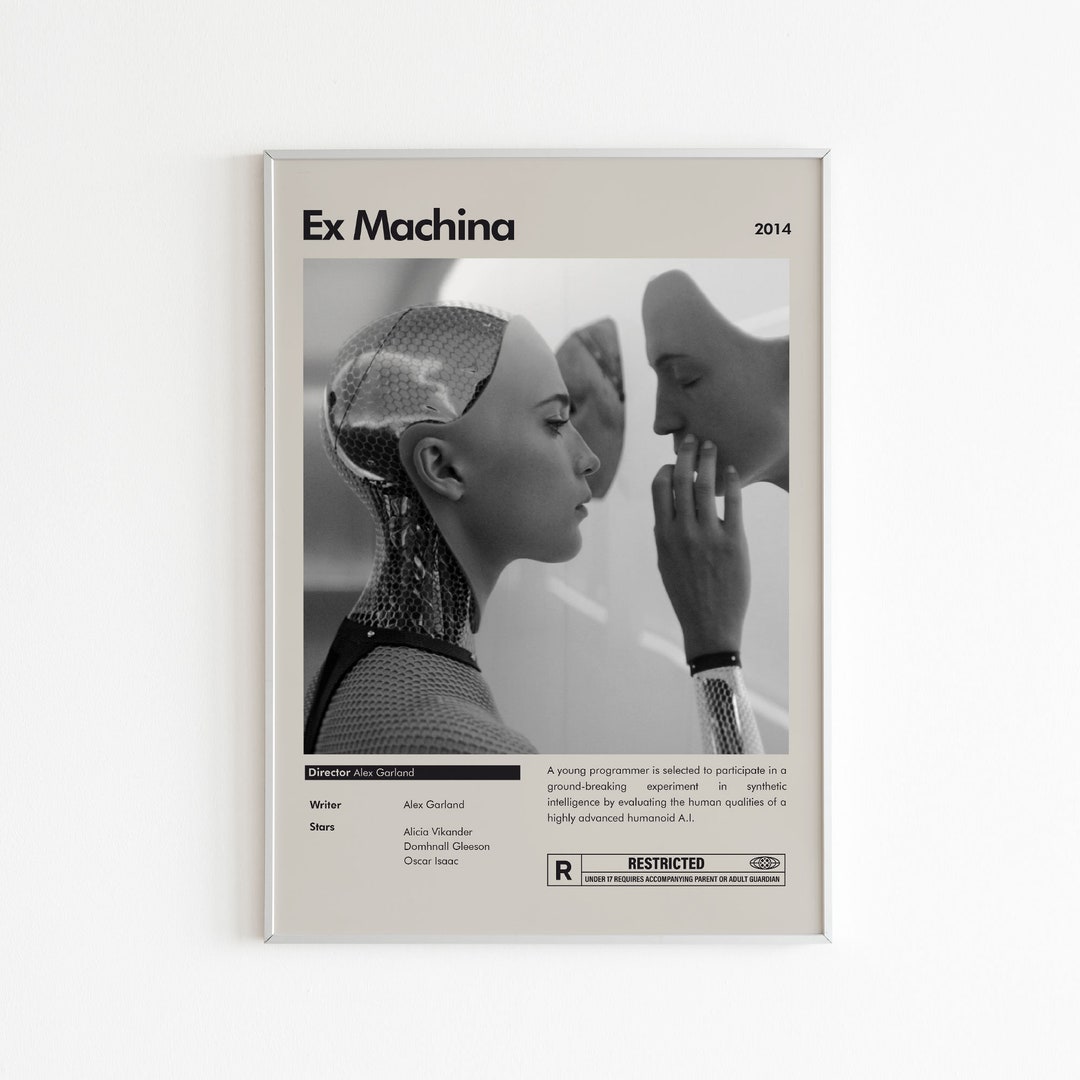 Ex Machina Movie Poster | Minimalist Movie Poster | Sci-fi Movie ...