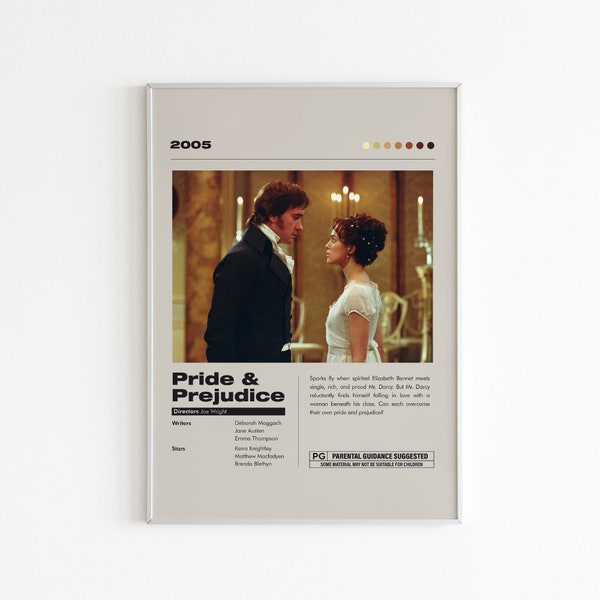 Pride and Prejudice Vintage Poster - Etsy