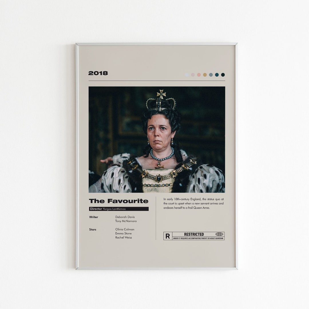 The Favourite Movie Poster | Minimalist Movie Poster | Vintage Movie ...