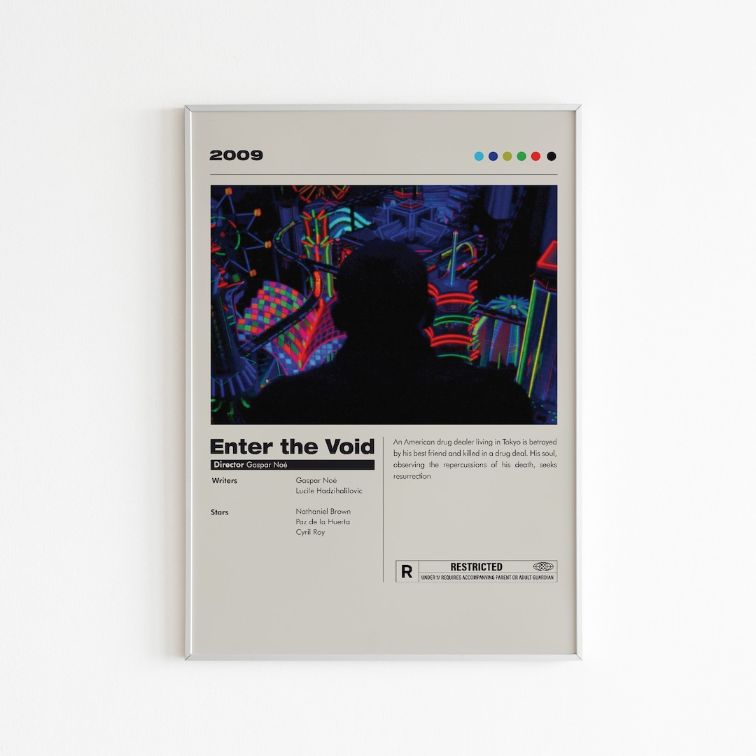 Enter the Void Movie Poster | Minimalist Movie Poster | Gaspar Noe ...