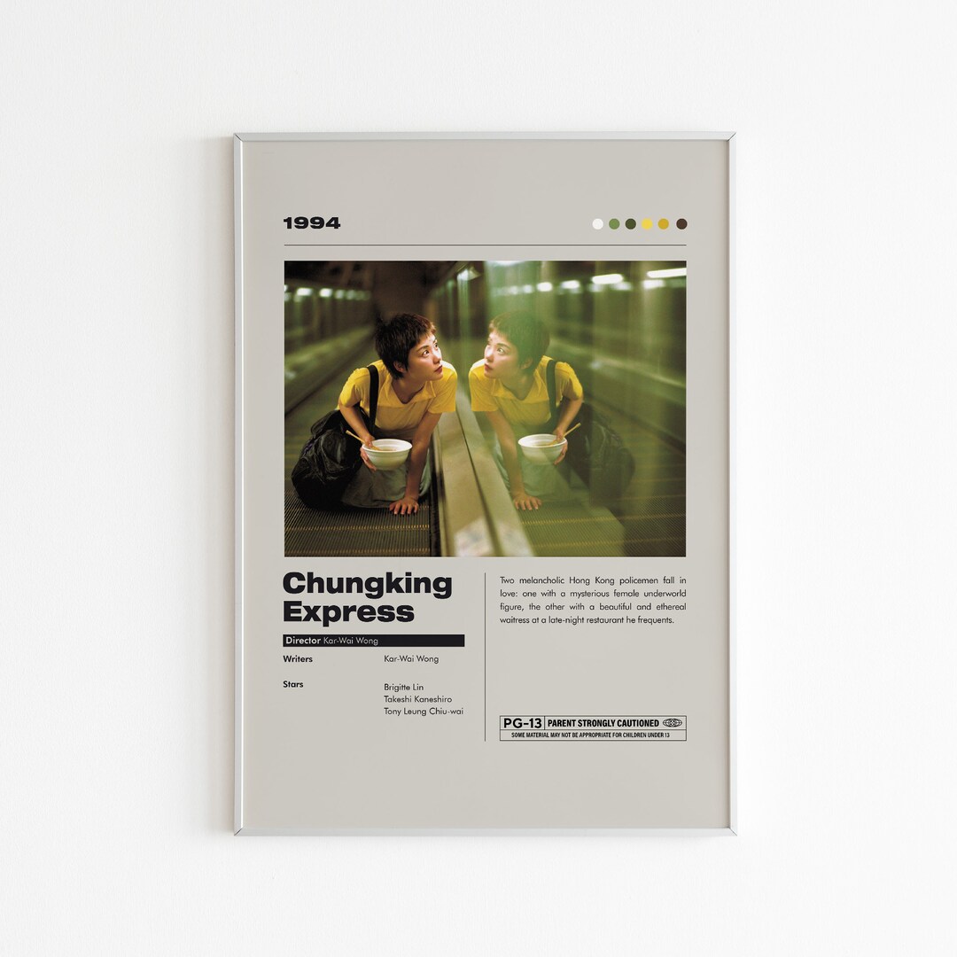 Chungking Express Movie Poster | Kar-wai Wong | Minimalist Movie Poster ...