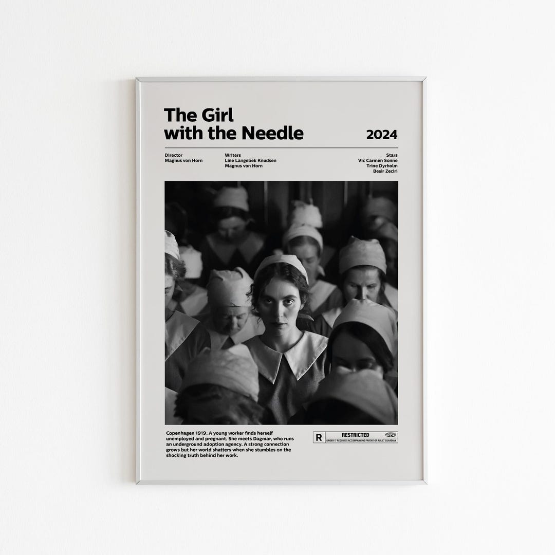 The Girl With the Needle Movie Poster | Cinematic Wall Art | Modern ...