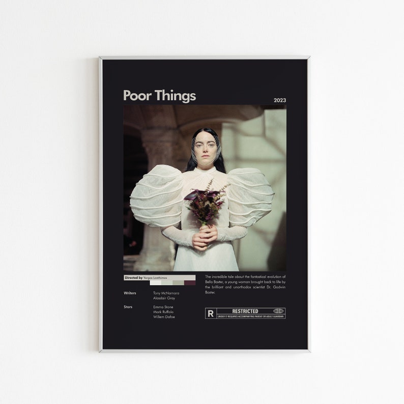 Poor Things Movie Poster | Minimalist Movie Poster | Yorgos Lanthimos ...