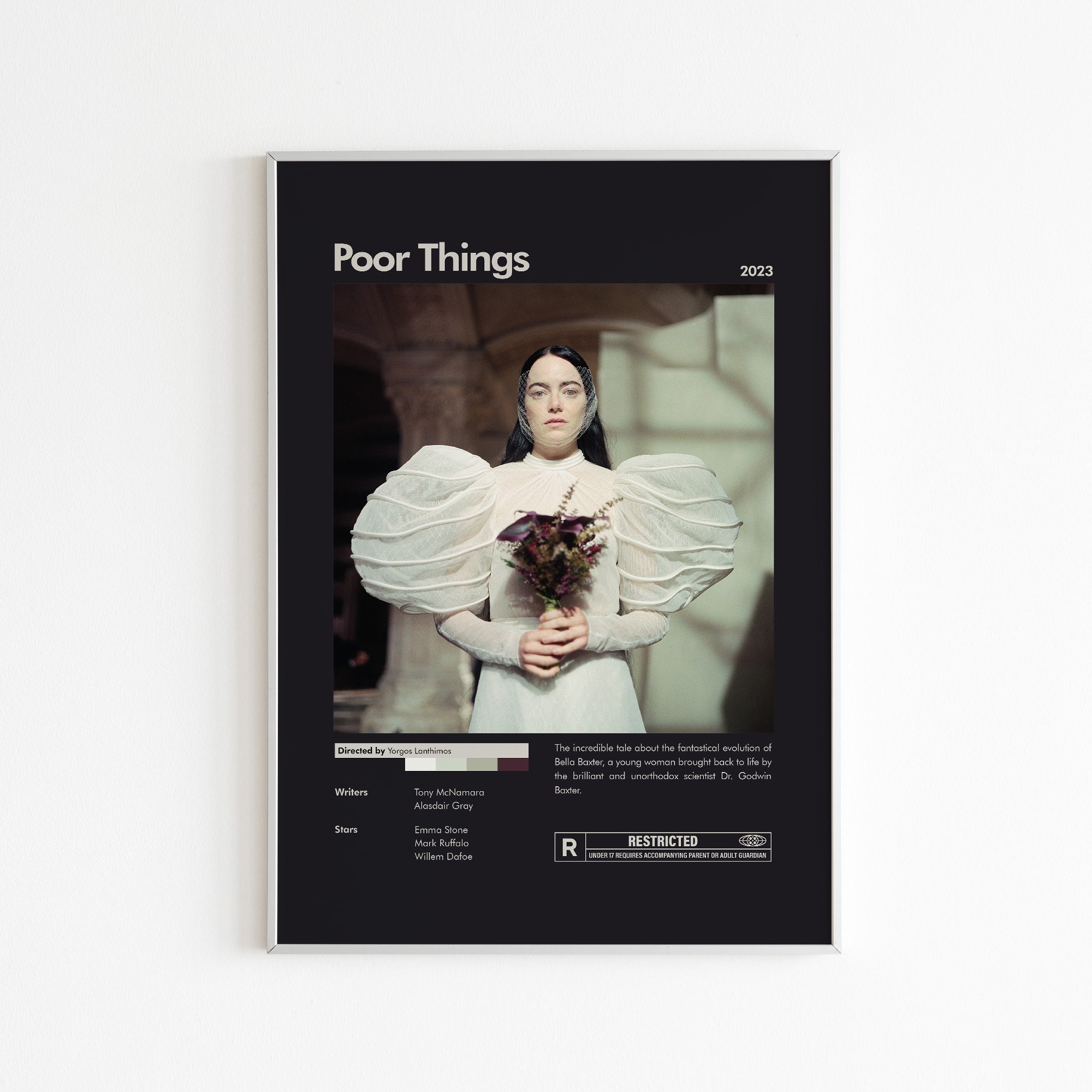 Poor Things Film Poster | Minimalistisches Filmplakat | Yorgos ...