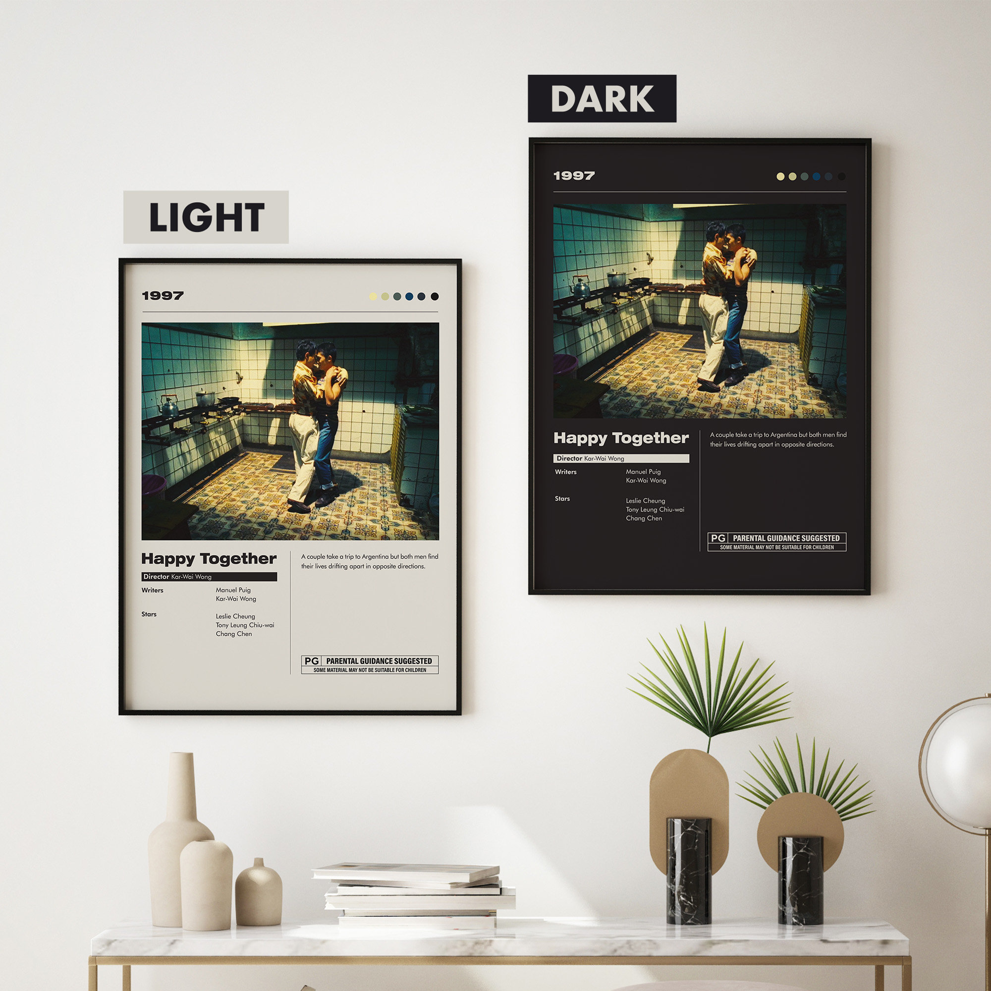 Happy Together Movie Poster | Kar-wai Wong | Minimalist Movie Poster ...