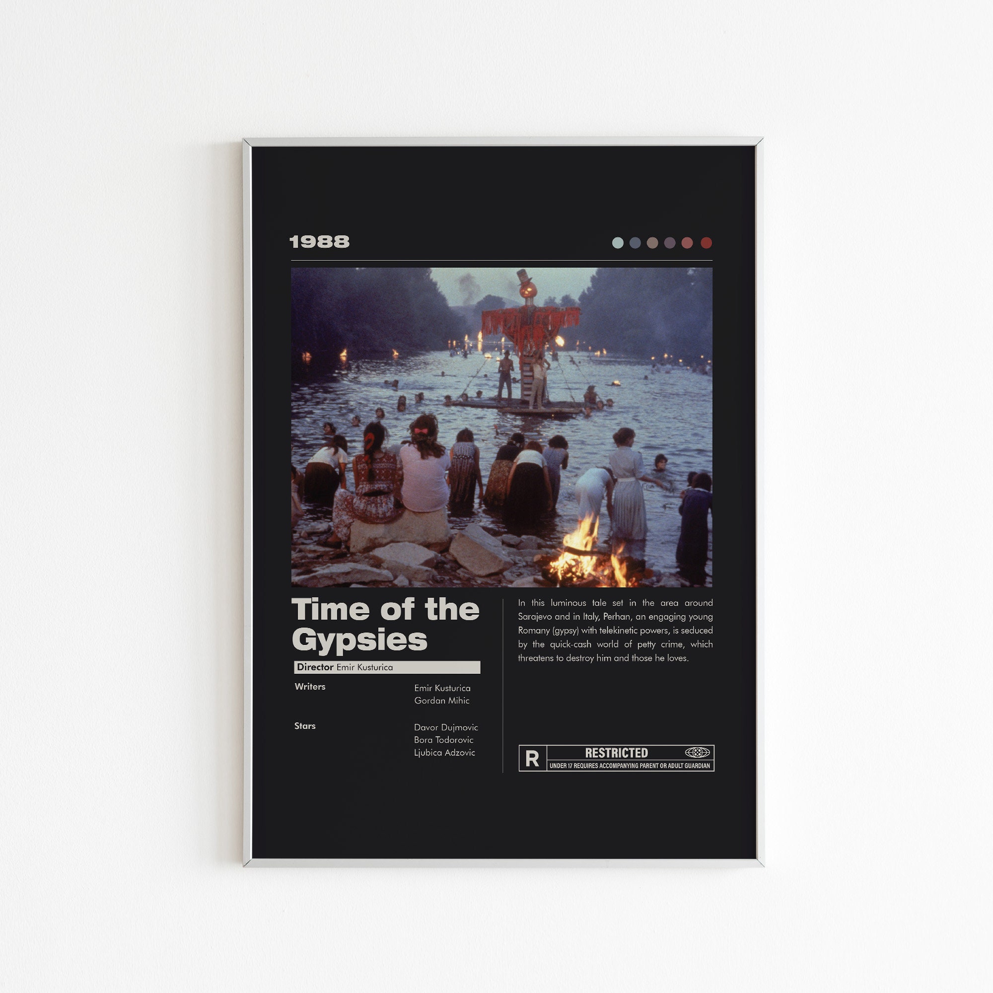 Time of the Gypsies Movie Poster Minimalist Movie Poster Emir Kusturica ...