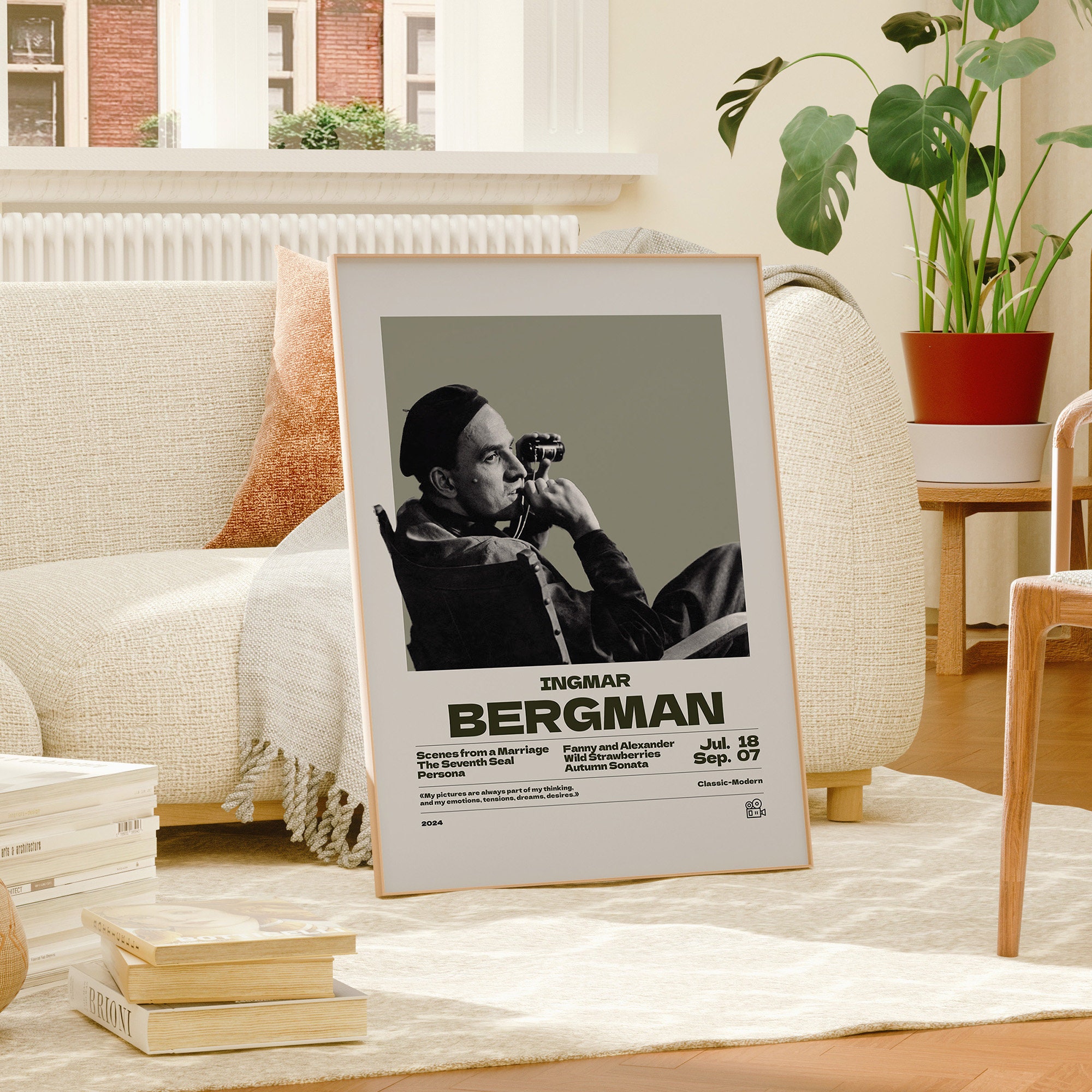 Ingmar Bergman Poster | Director Poster | Movie Poster | Wall Art Print ...