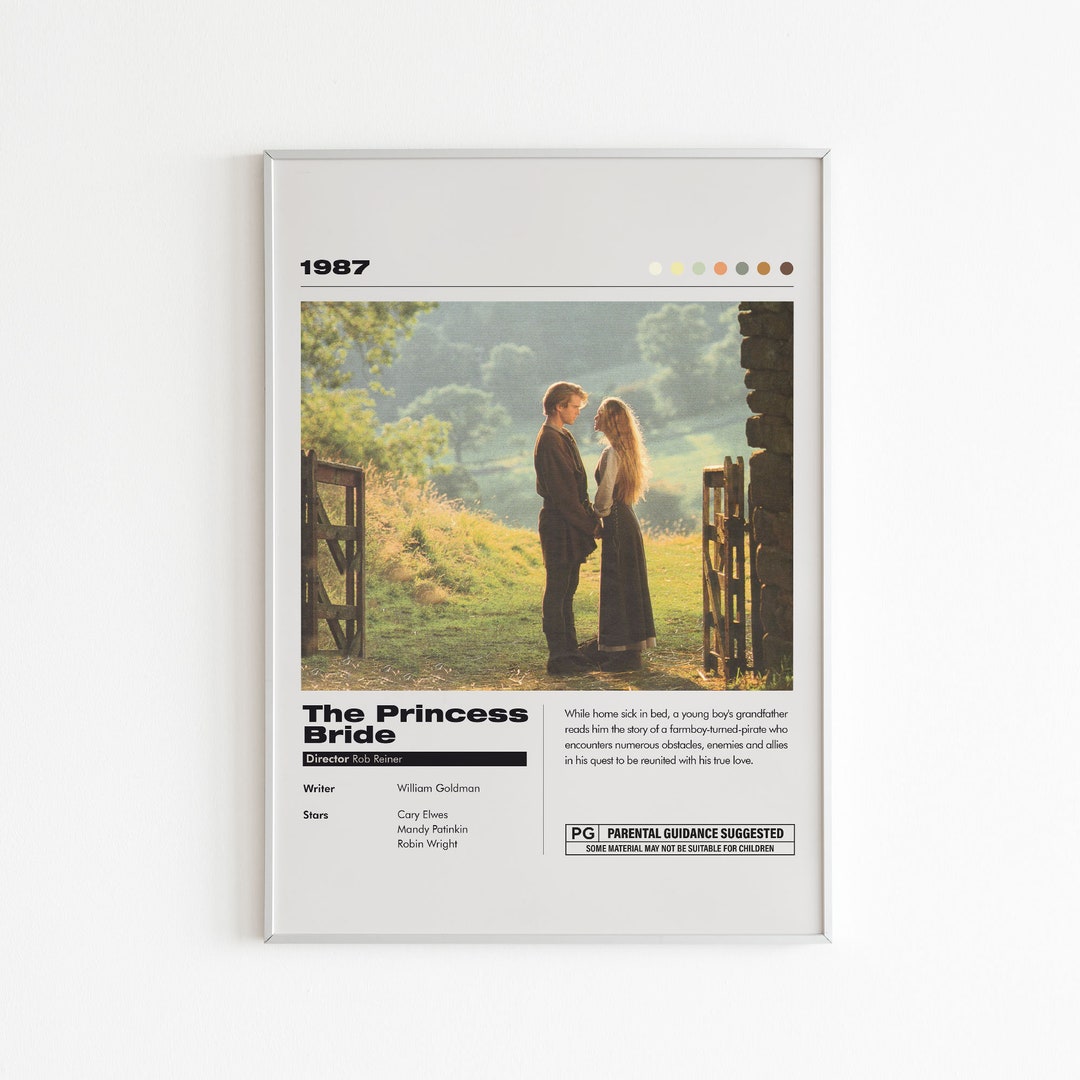 The Princess Bride Movie Poster: Minimalist Wall Art Print - Etsy