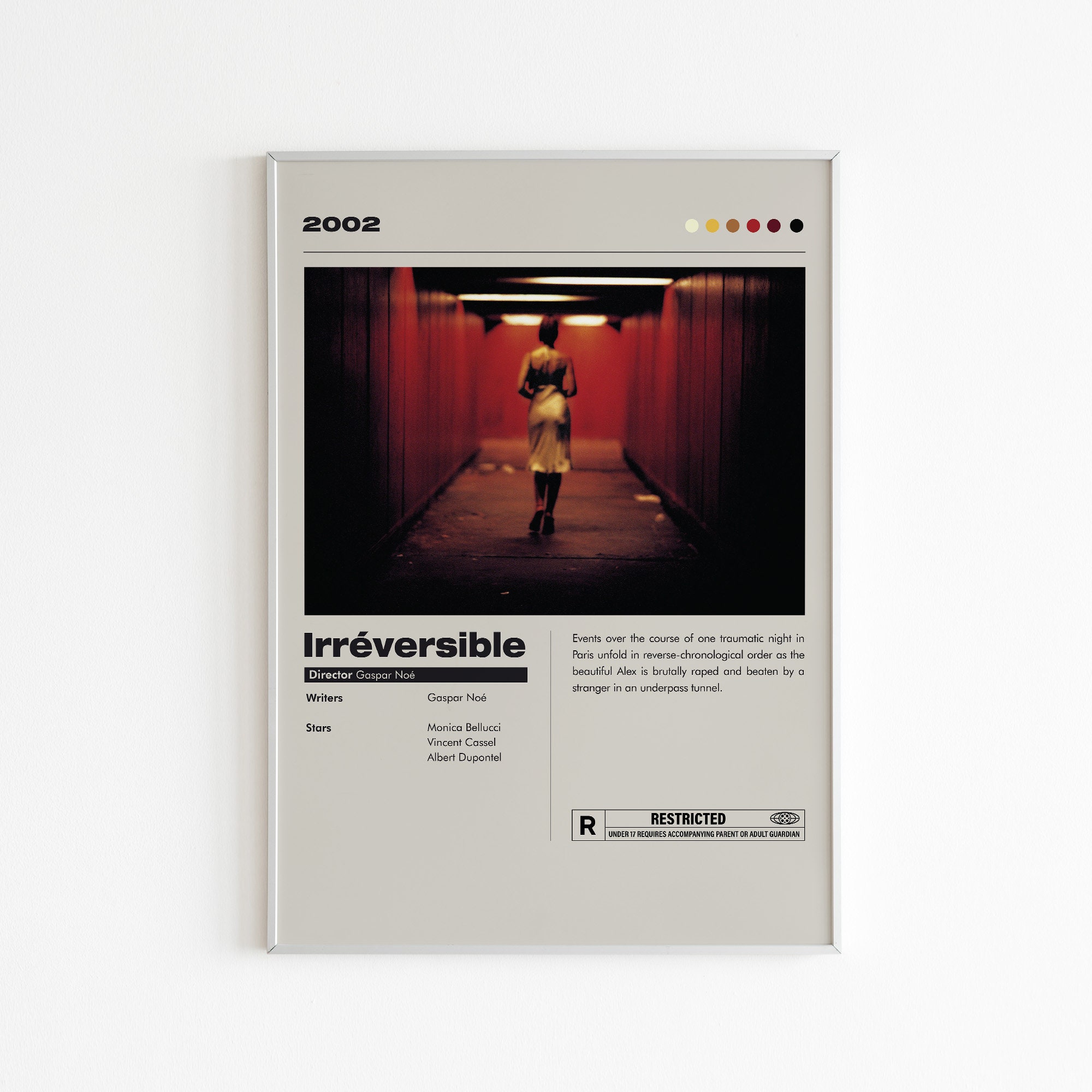 Irreversible Movie Poster Minimalist Movie Poster Gaspar - Etsy