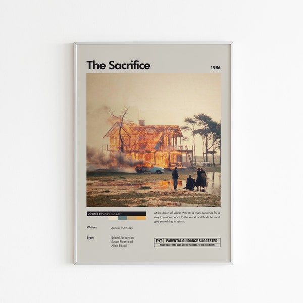 Tarkovsky the Sacrifice Poster - Etsy