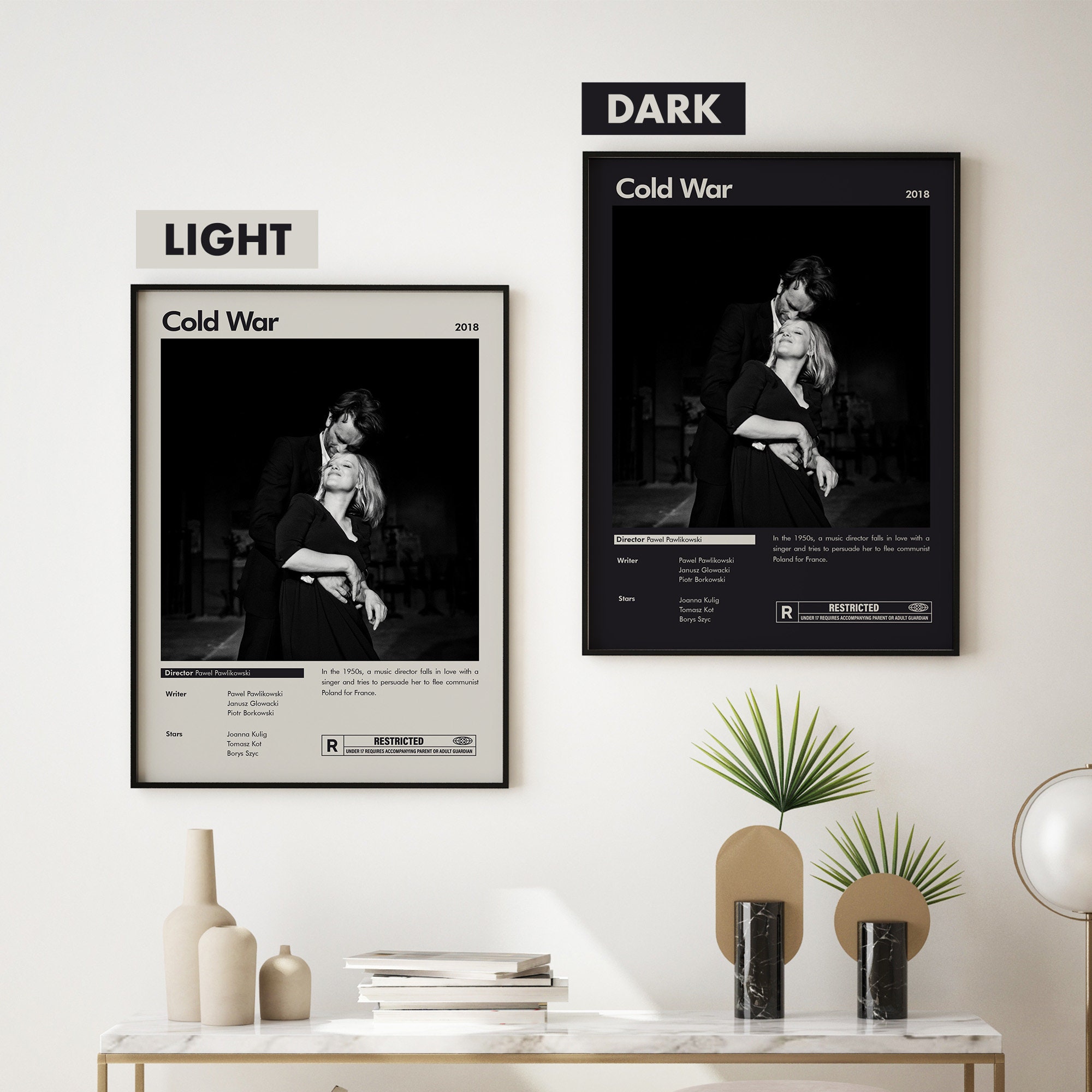 Cold War Movie Poster | Minimalist Movie Poster | Pawel Pawlikowski ...