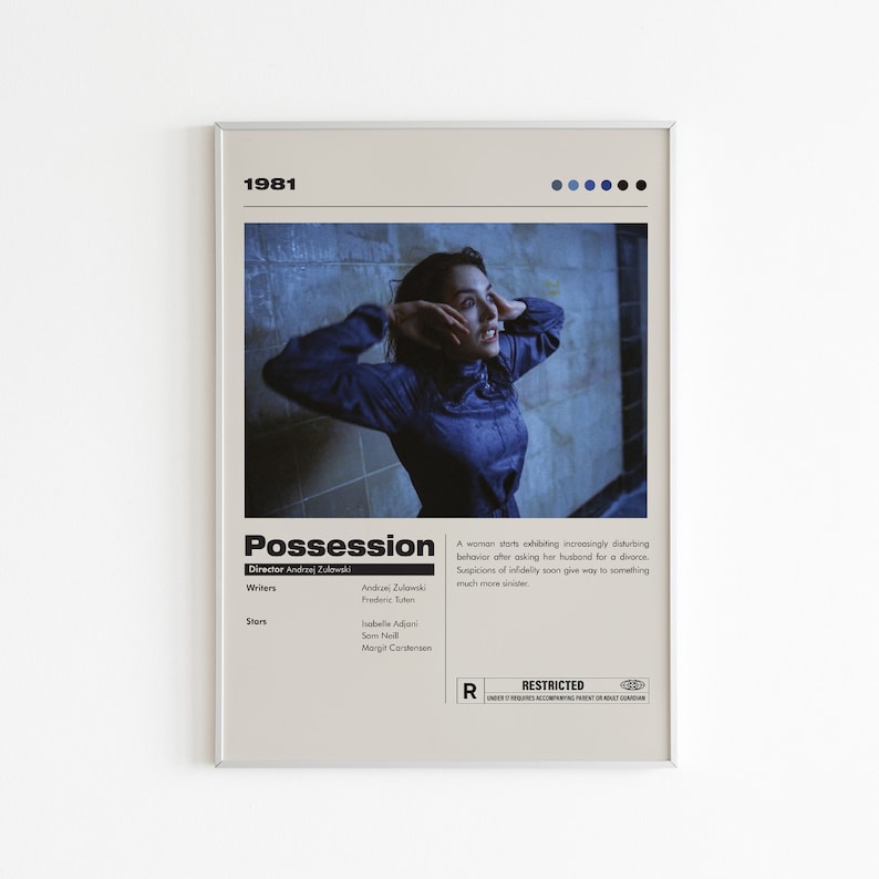 Possession Movie Poster: Minimalist Horror Wall Art Print - Etsy