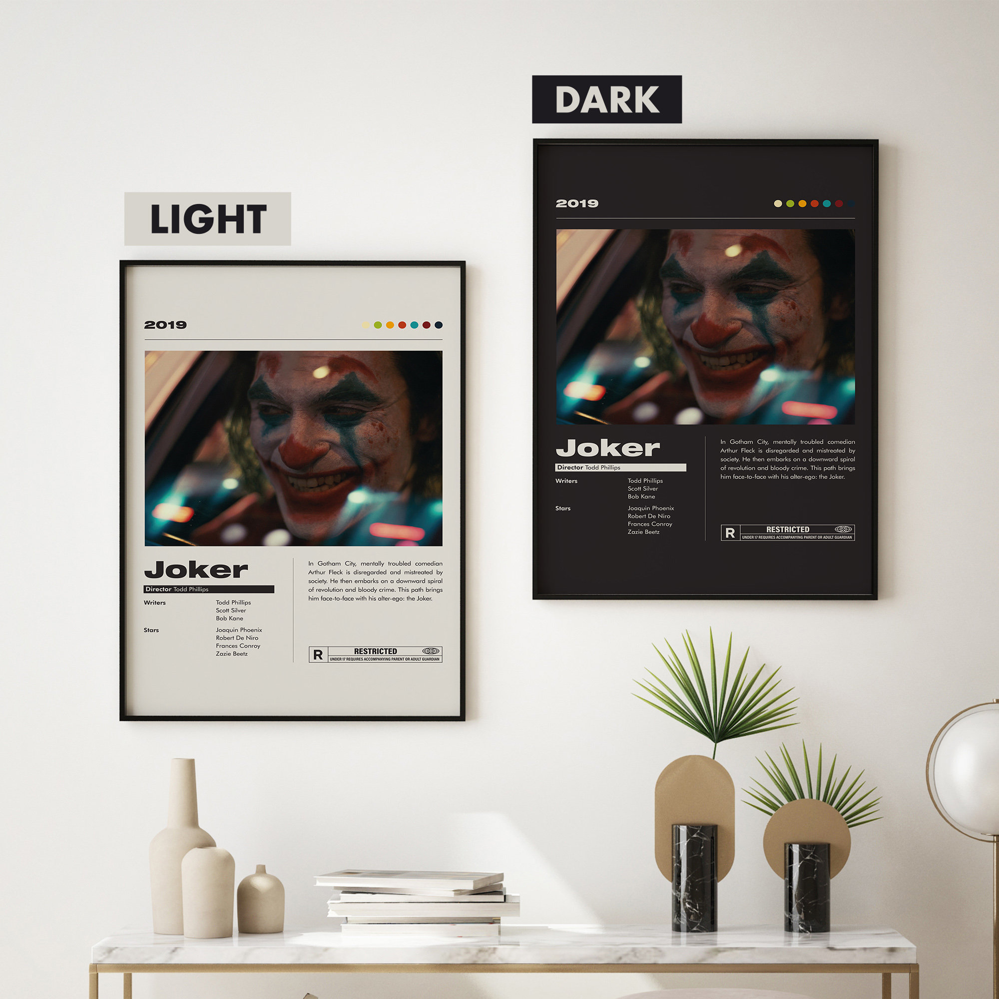 Cartel de la película Joker / Cartel de película minimalista ...