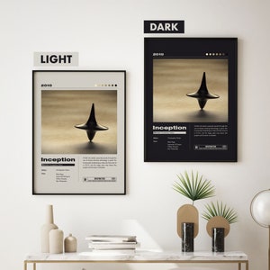 Inception Movie Poster | Minimalist Movie Poster | Leonardo Dicaprio ...