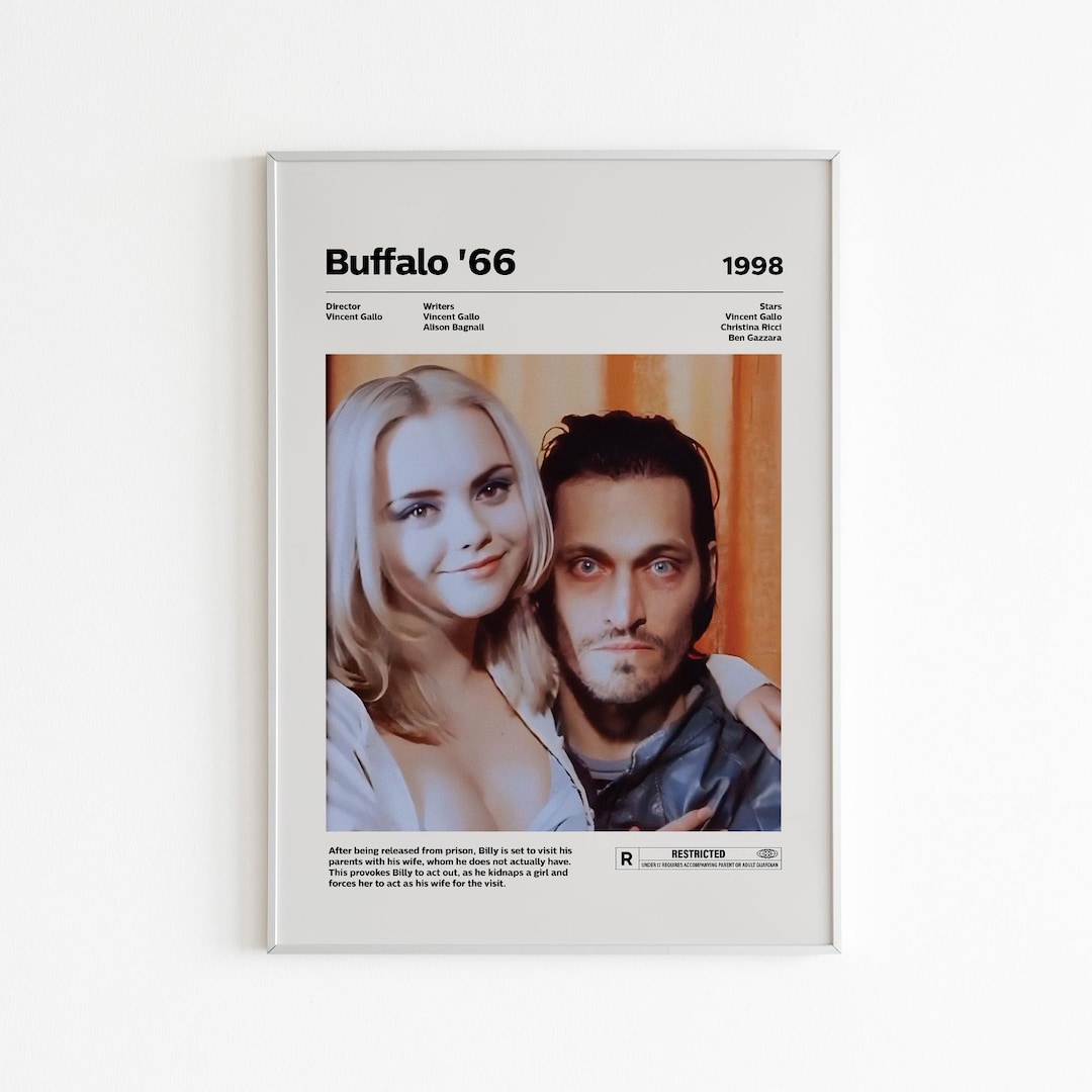 Buffalo '66 Movie Poster | Minimalist Movie Poster | Vincent Gallo ...