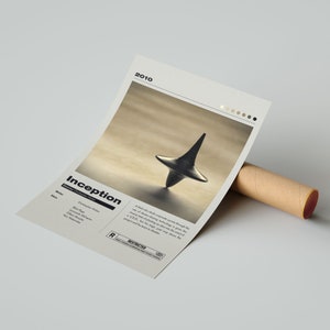 Inception Movie Poster | Minimalist Movie Poster | Leonardo Dicaprio ...