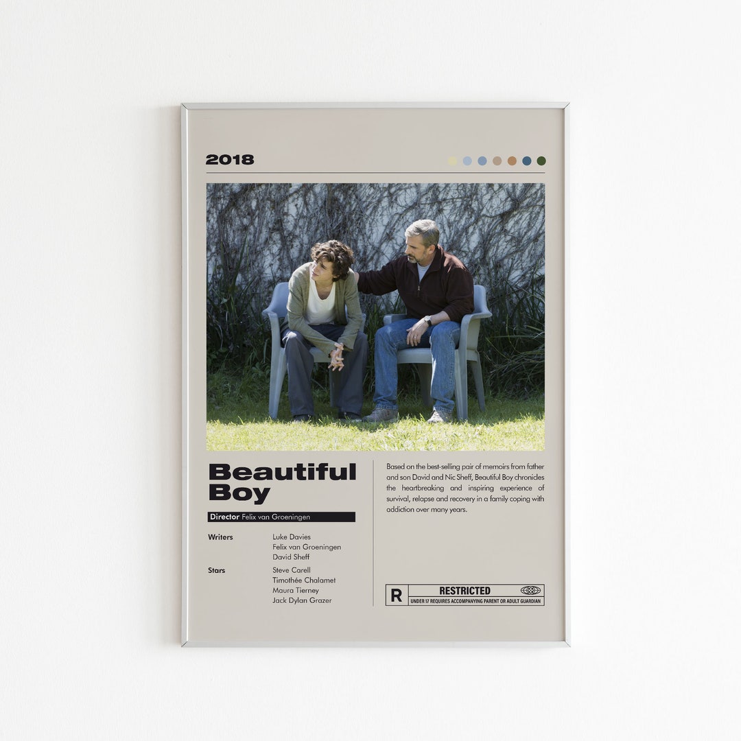Beautiful Boy Movie Poster | Minimalist Movie Poster | Timothée ...