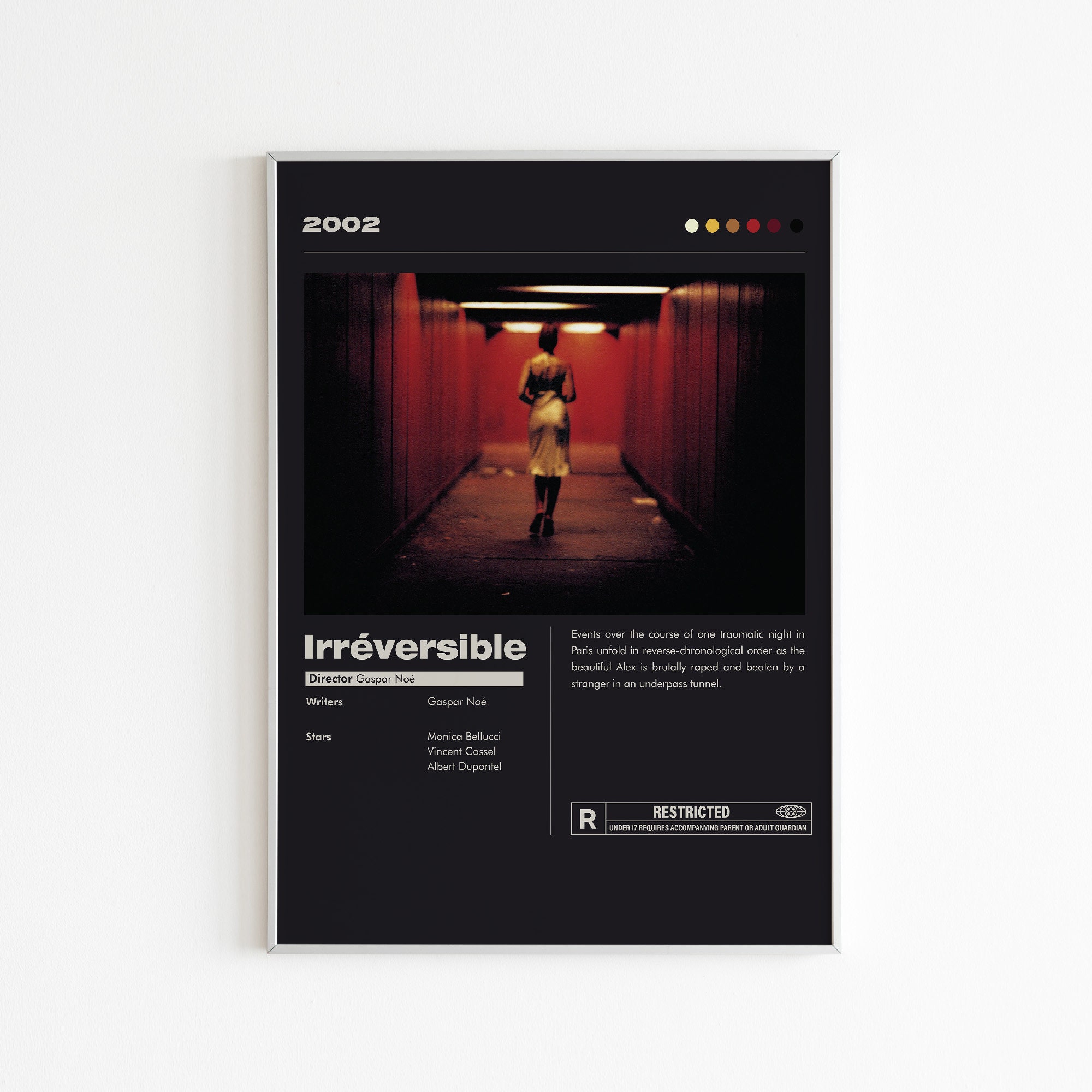 Irreversible Movie Poster Minimalist Movie Poster Gaspar - Etsy