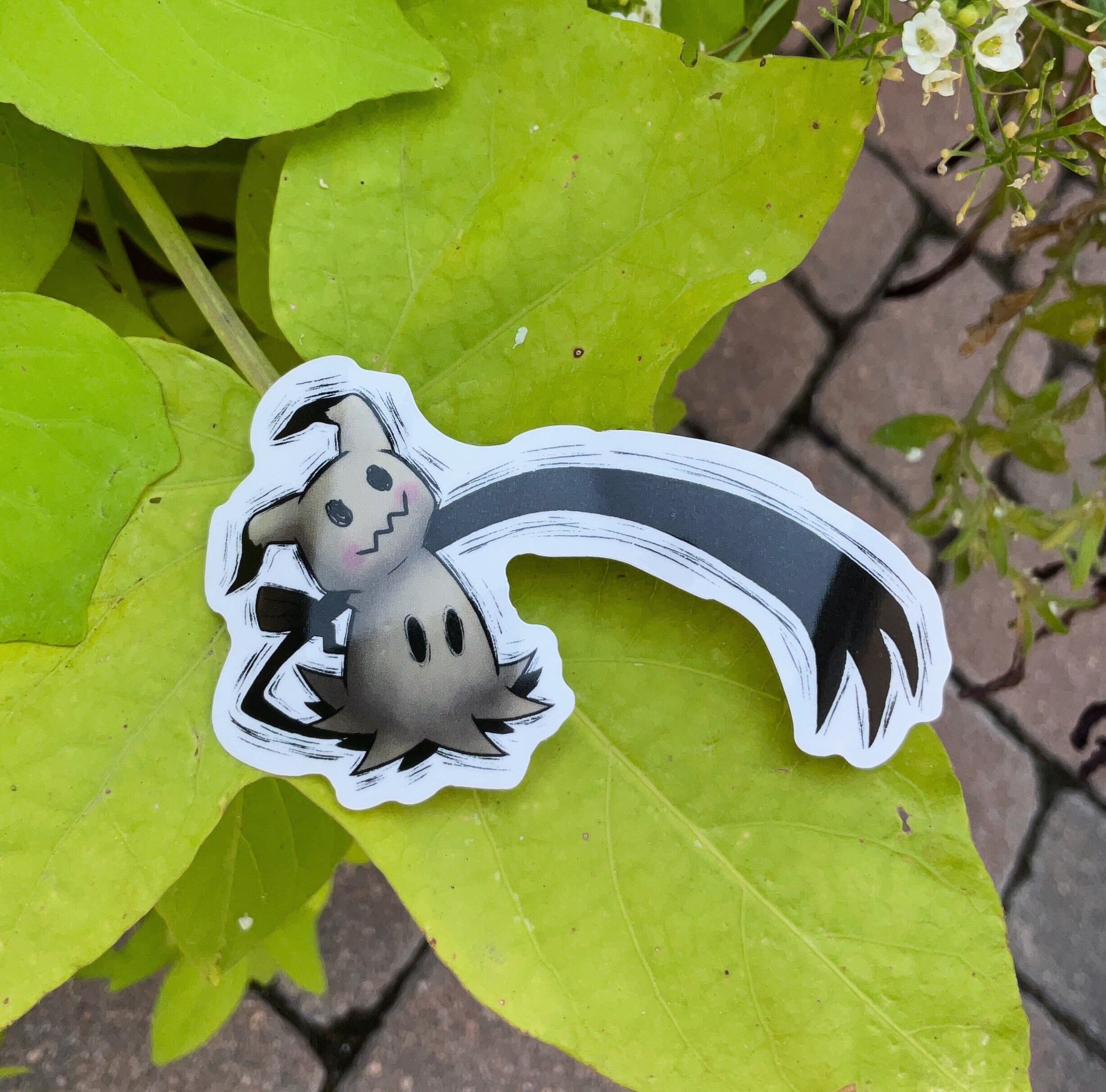 Mimikyu Sticker 2 clear Background - Etsy