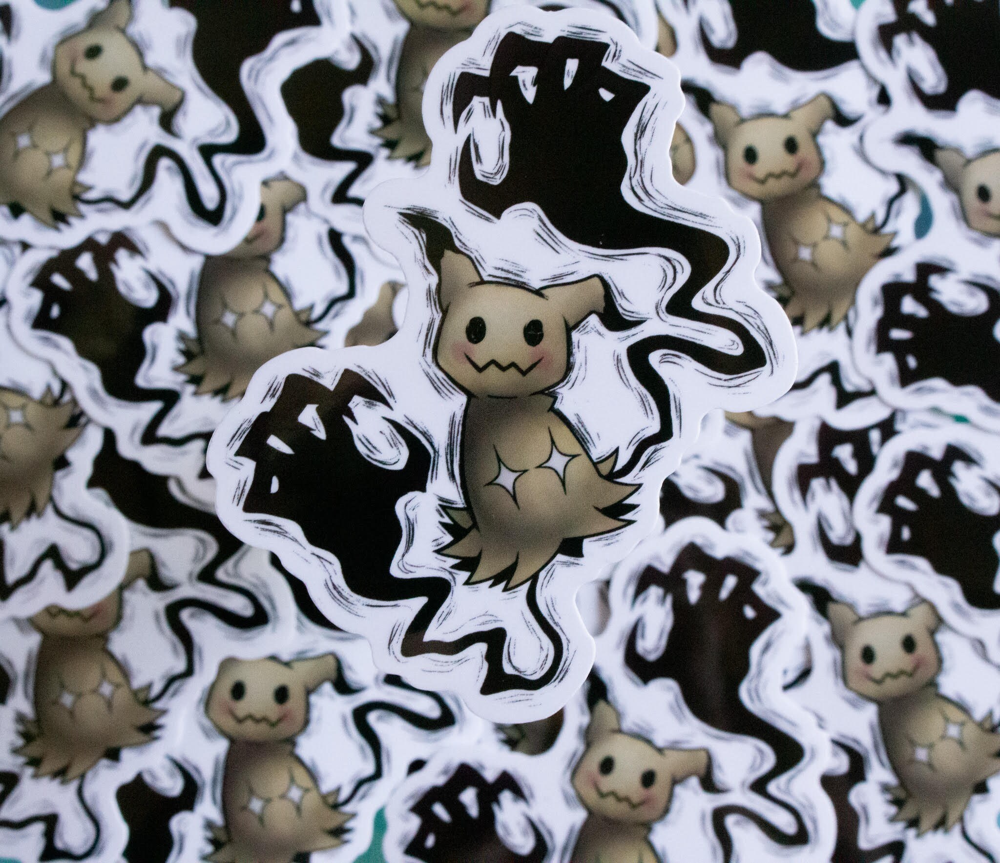 Mimikyu Sticker clear Background - Etsy