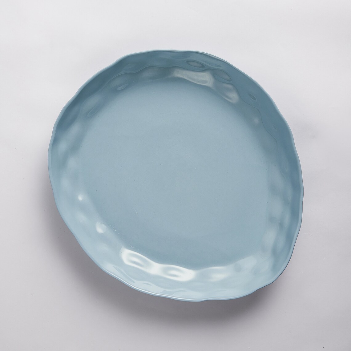 Blue Ceramic Dinner Plate Side Plate Large Plate Pasta Plate Tableware ...
