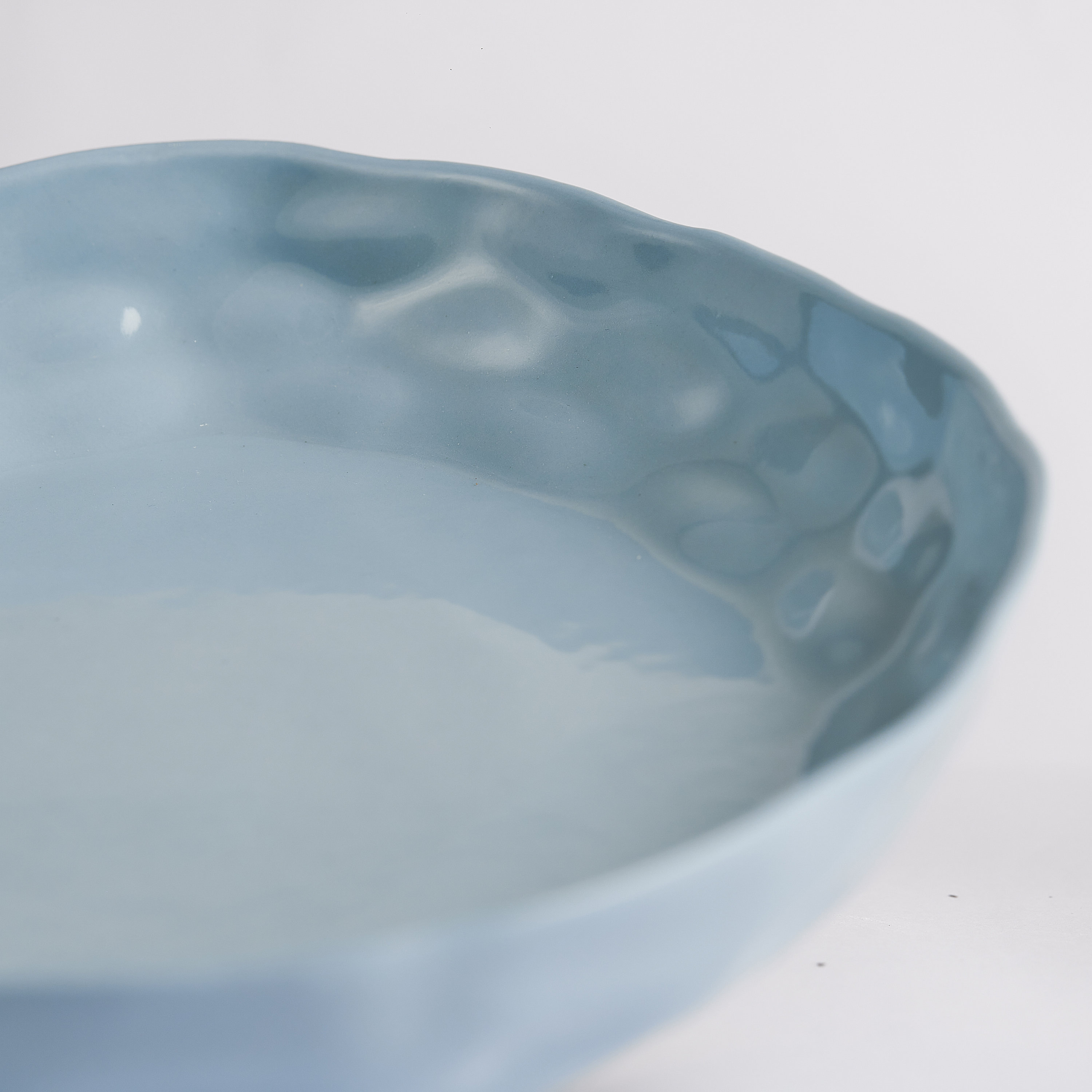 Blue Ceramic Dinner Plate| Side Plate| Large Plate| Pasta Plate ...