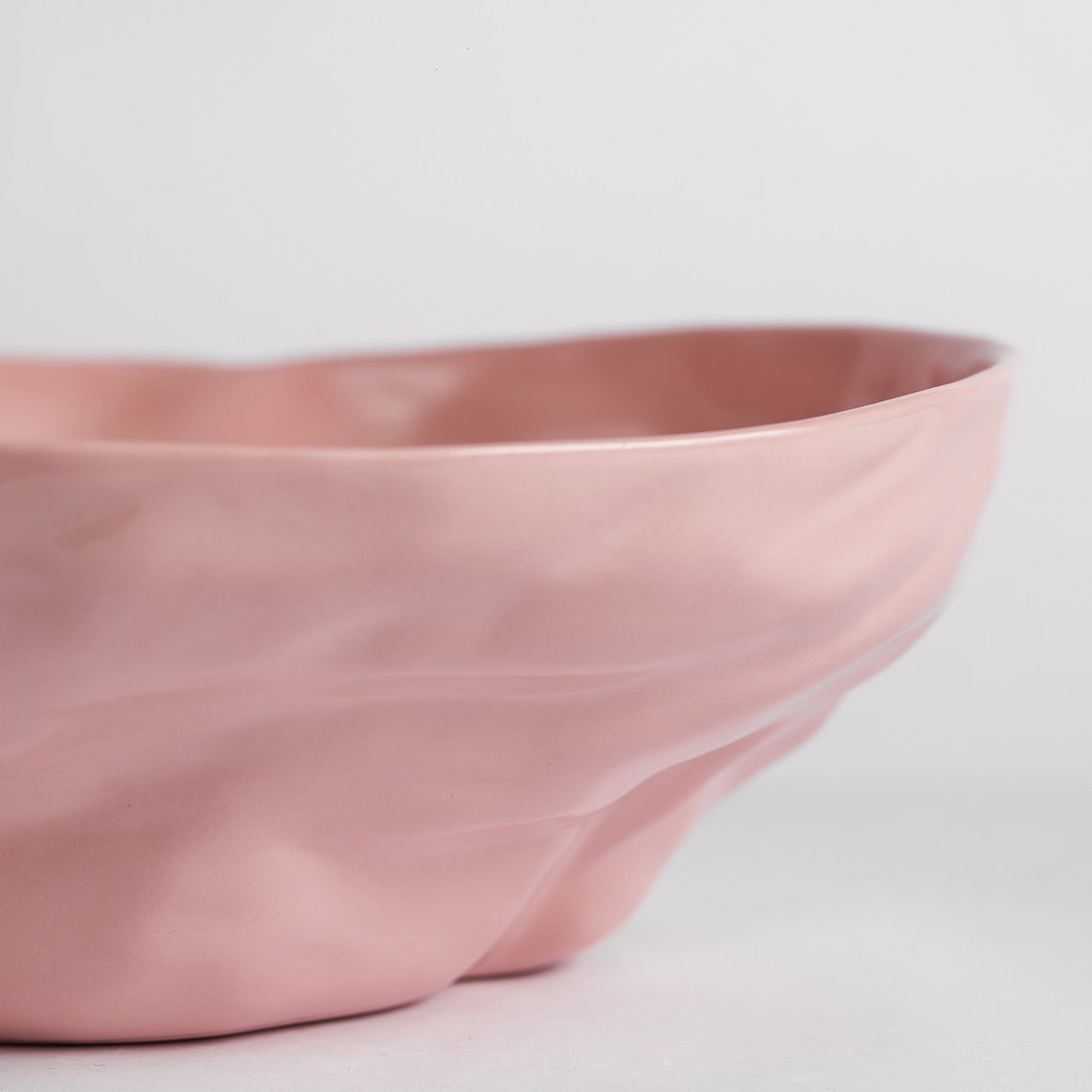 Pink Ceramic Serving Bowl Salad Bowl Snack Bowl Fruit Bowl | Etsy