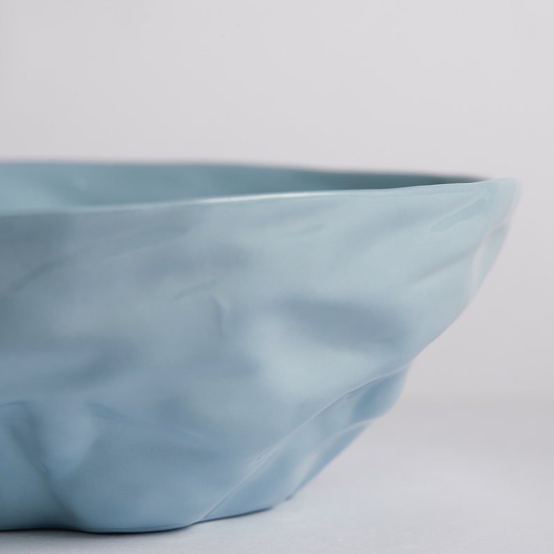 Blue Ceramic Serving Bowl| Salad Bowl| Snack Bowl| Fruit Bowl ...