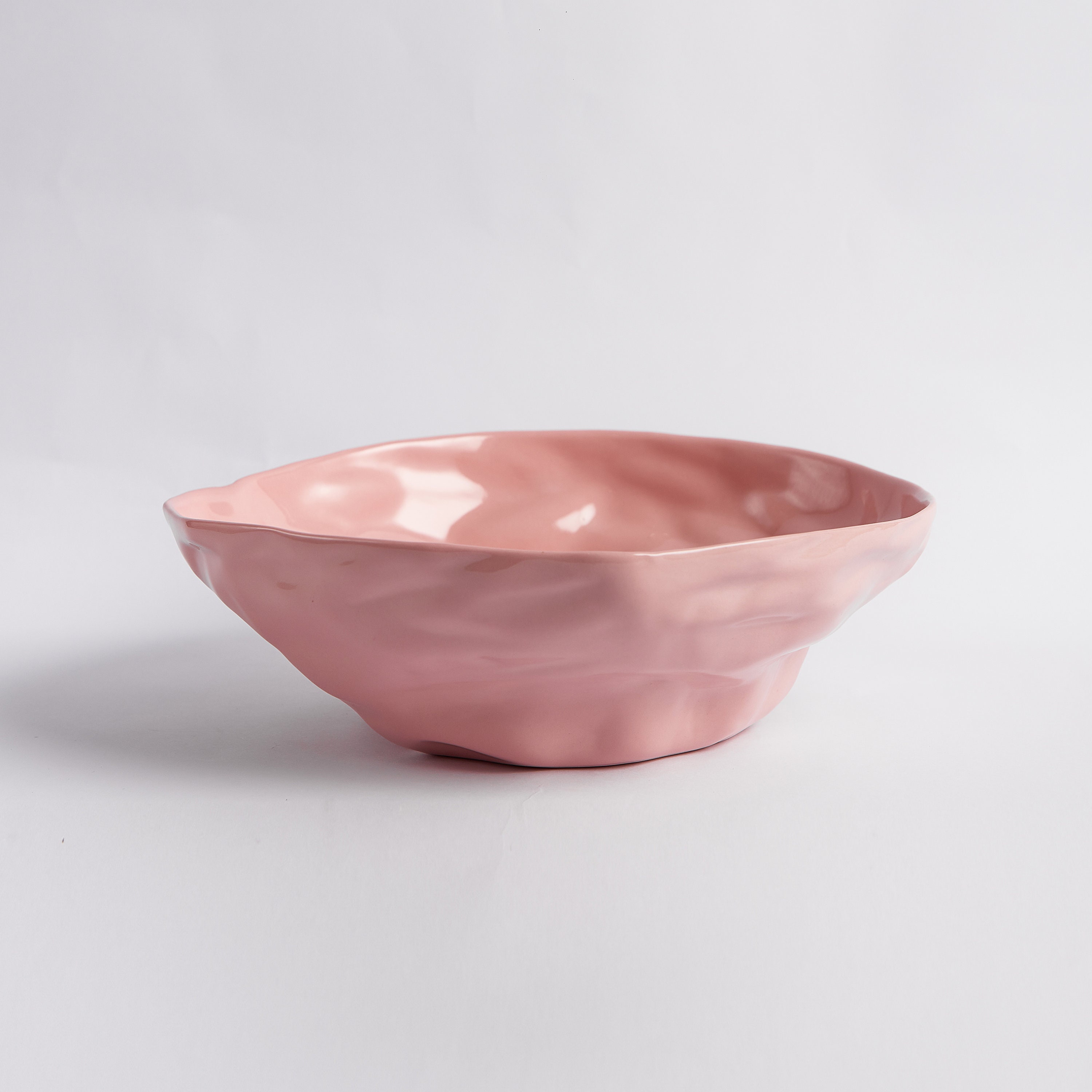 Pink Ceramic Serving Bowl Salad Bowl Snack Bowl Fruit Bowl - Etsy