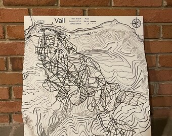 Vail 3d Map - Etsy