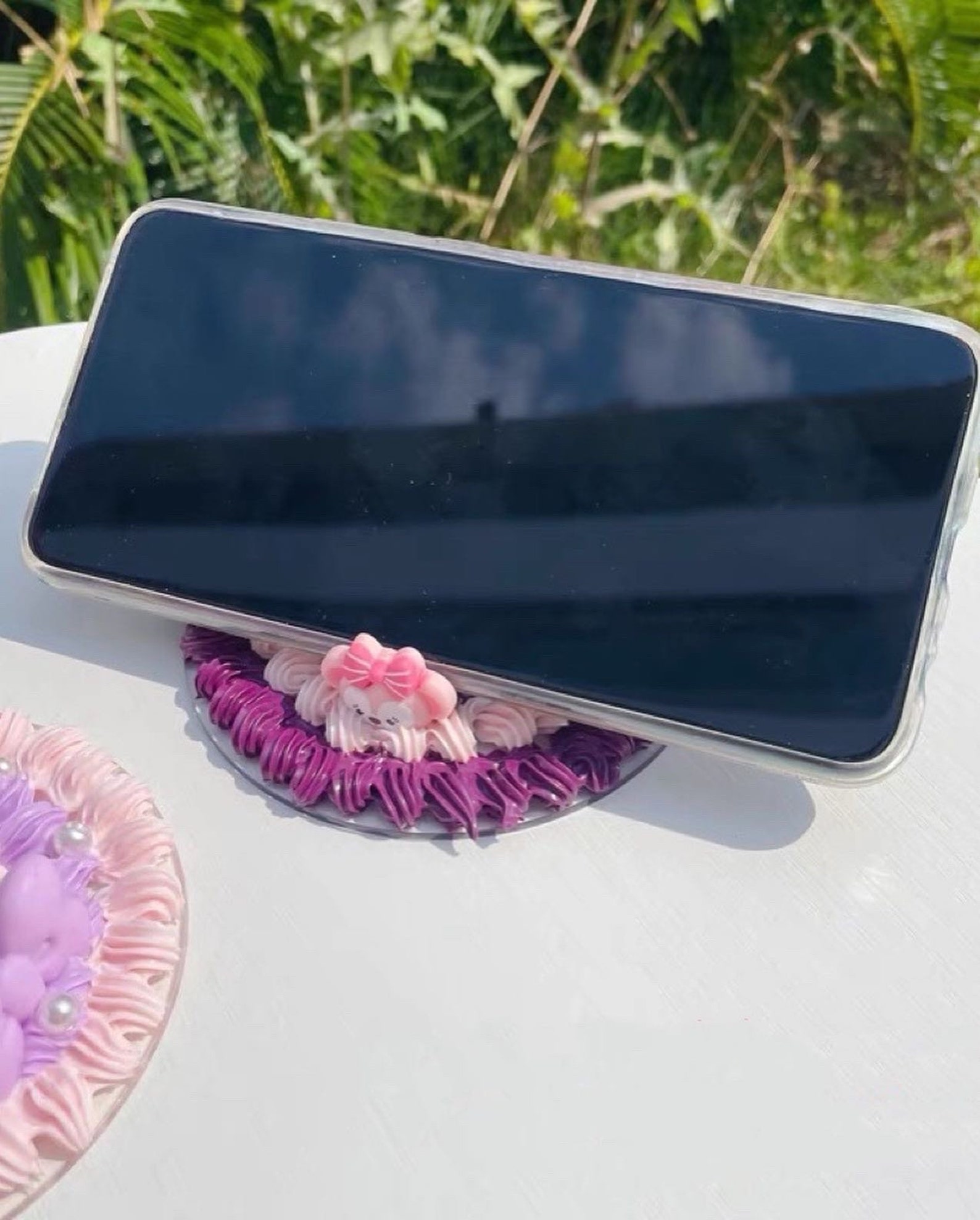 Decoden Kawaii Phone Stand Unique Design Phone Holder Cute Charms to ...