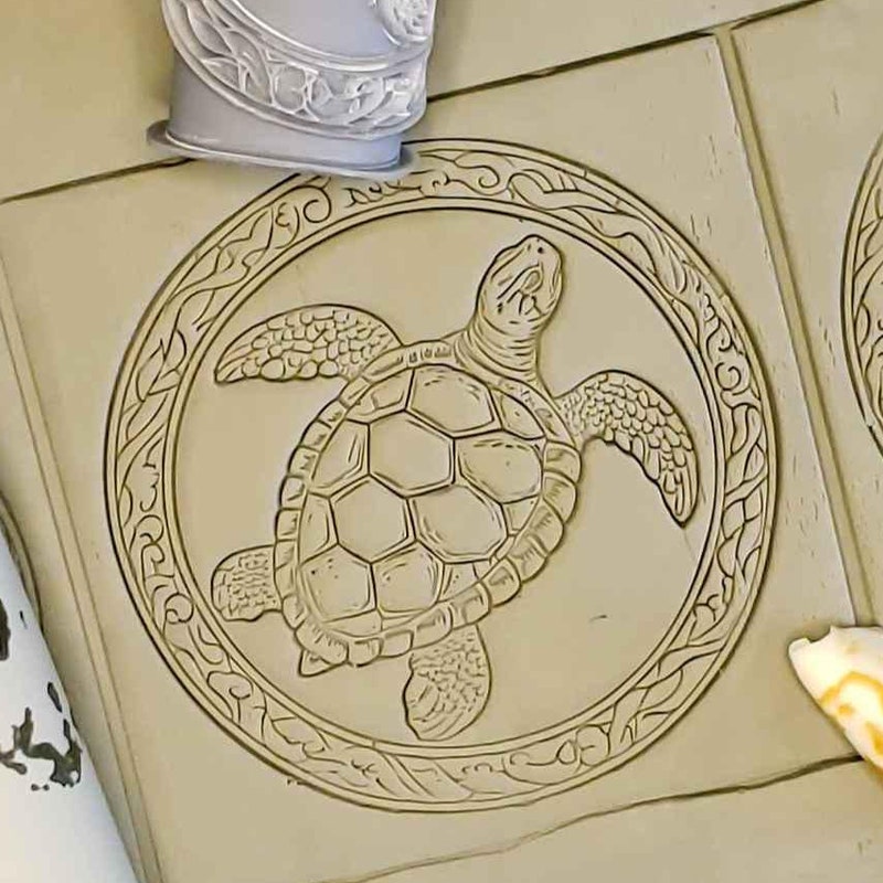 Turtle Mosaic Tile - Etsy
