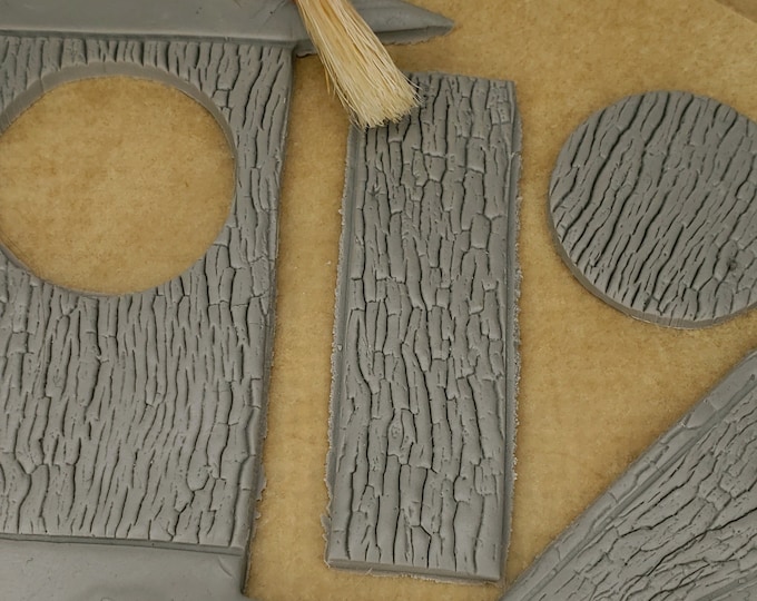 Mini Tile Rollers - Tree Bark Tiles - Etsy