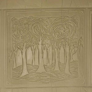 Clay Tile Roller - Trees - Etsy