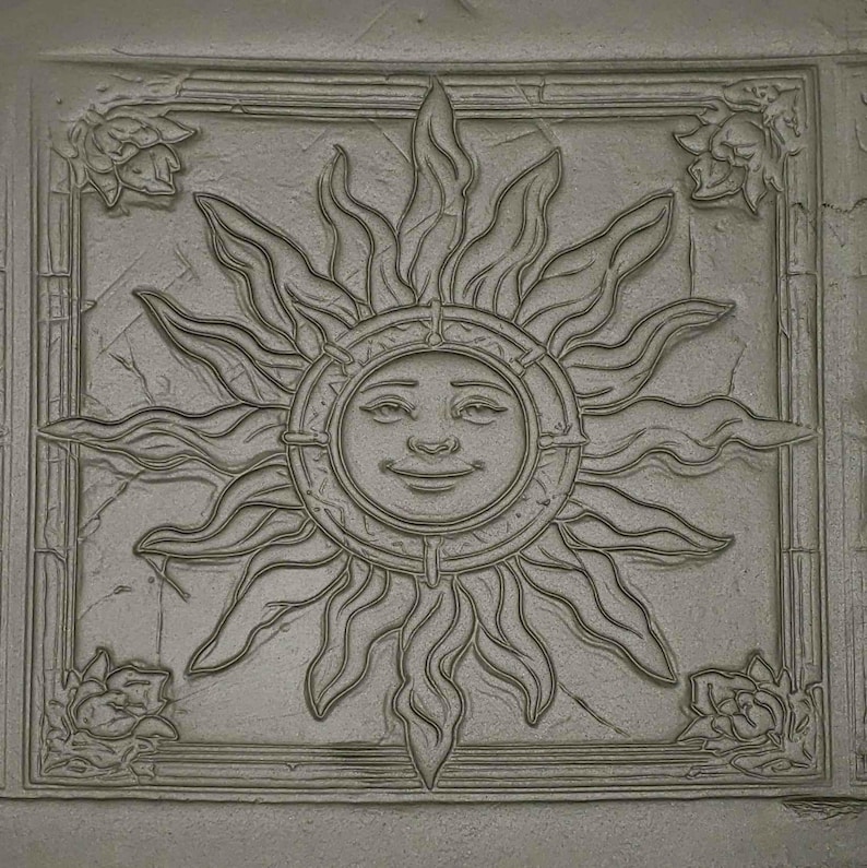 Clay Tile Roller - Sun - Etsy